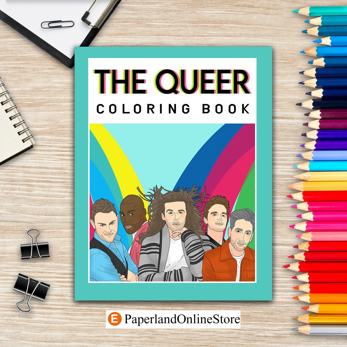 The Queer Coloring Book Adult Coloring Books Gay Coloring - Etsy