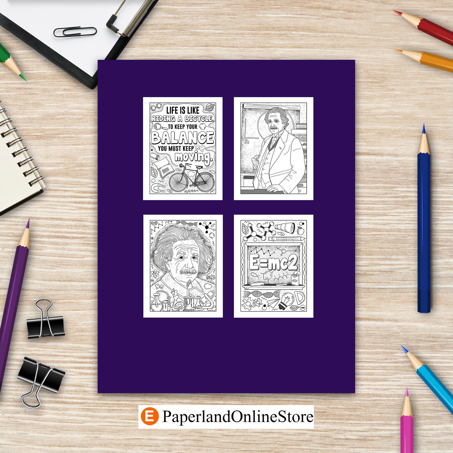 Albert Coloring Book Adult Coloring Books German Theoretical - Etsy