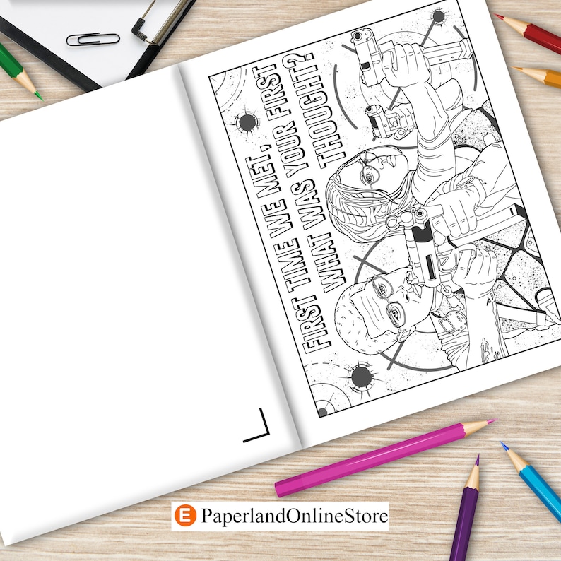 Brad V2 Coloring Book, Adult Coloring Books, American Actor Coloring ...