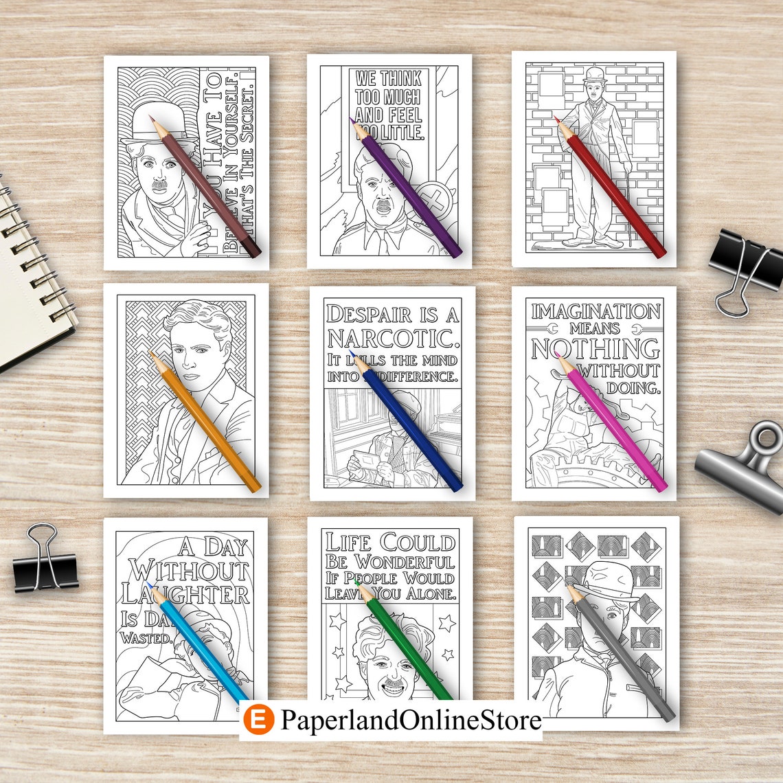 Charlie Coloring Book Coloring Books for Adults Charlie - Etsy