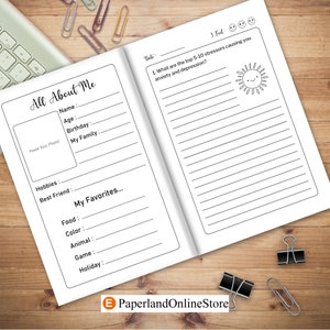 Worry Therapy, A Guided Journal for Depression and Anxiety, Prompt ...