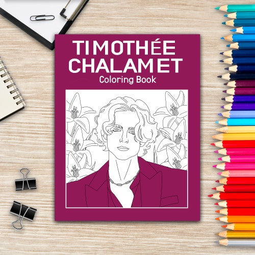 Timothée Chalamet Coloring Book Coloring Books for Adult - Etsy Timothée Chalamet Coloring Book Coloring Books for Adult - Etsy