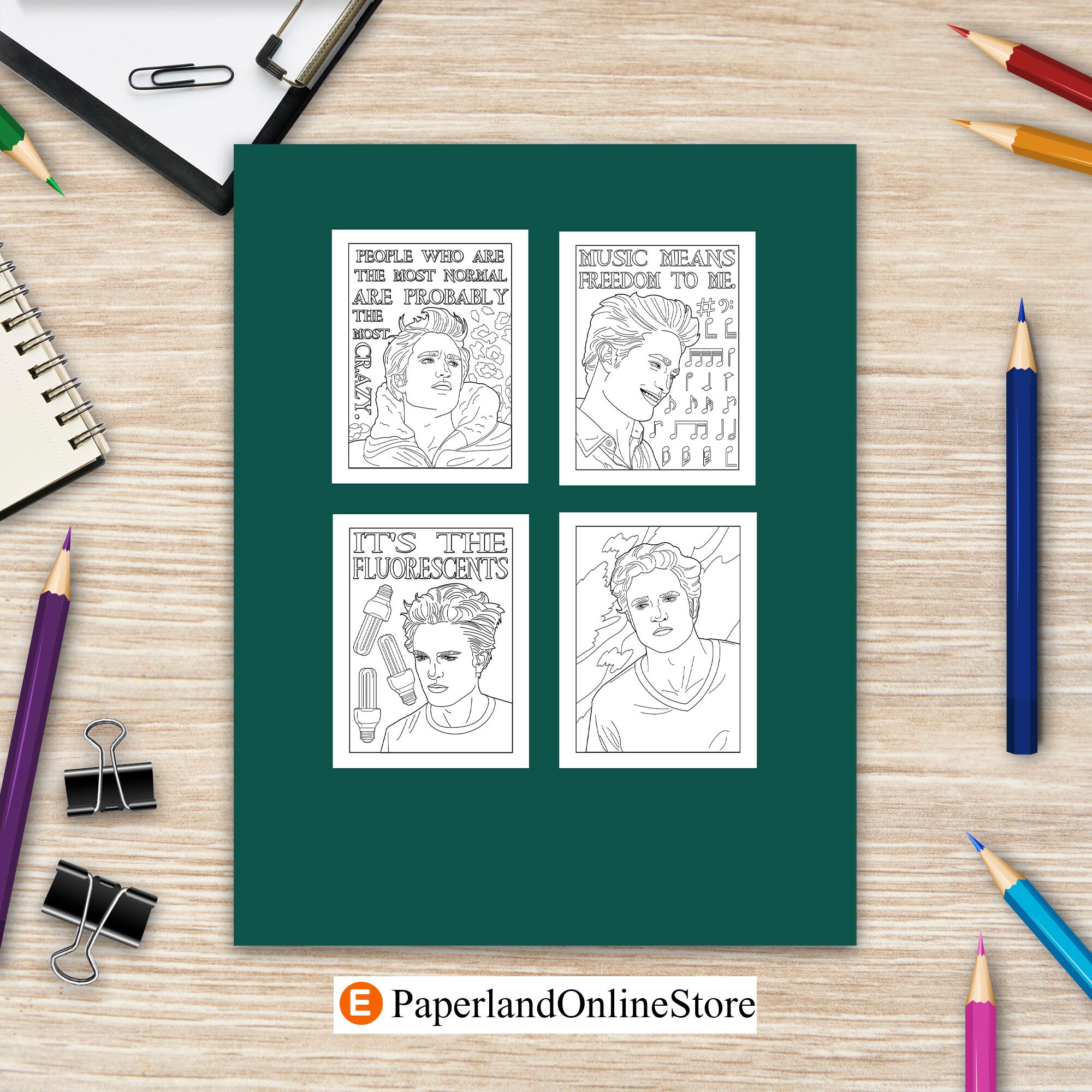 Robert Coloring Book, Coloring Books for Adults, Actor Coloring Pages ...