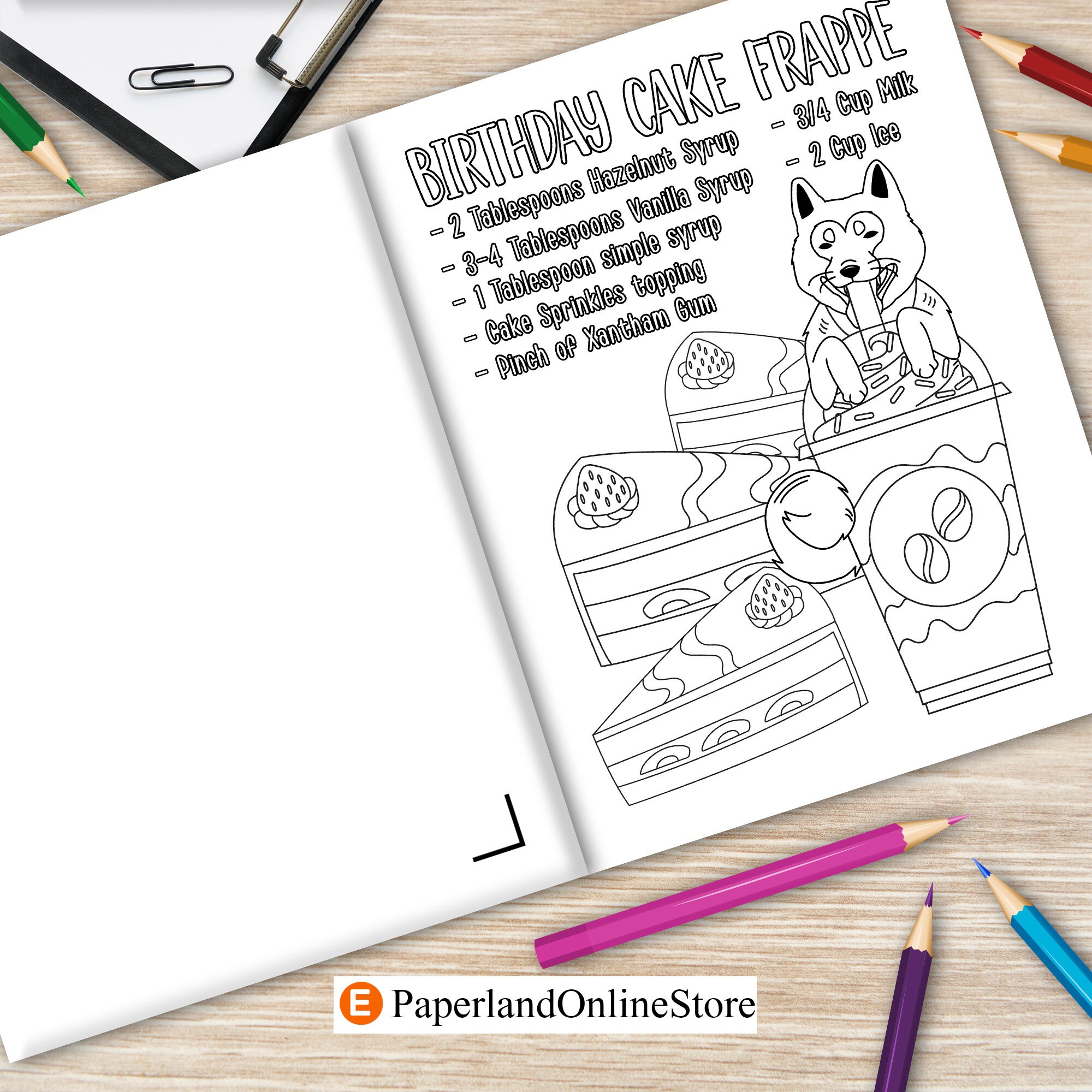 Drinking Shiba Inu Coloring Book Coloring Books for Adults - Etsy