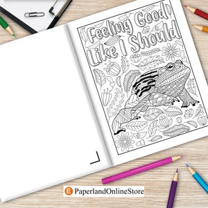 African Bullfrog Coloring Book, Coloring Books for Adult, Floral ...