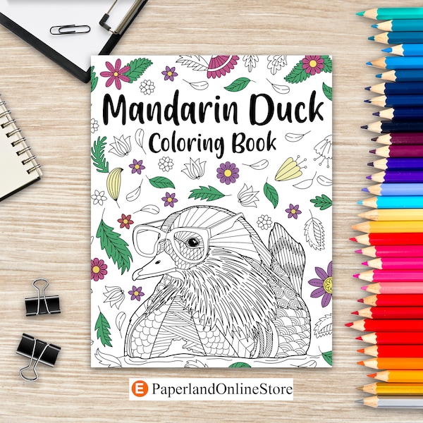 Mandarin Duck Art - Etsy