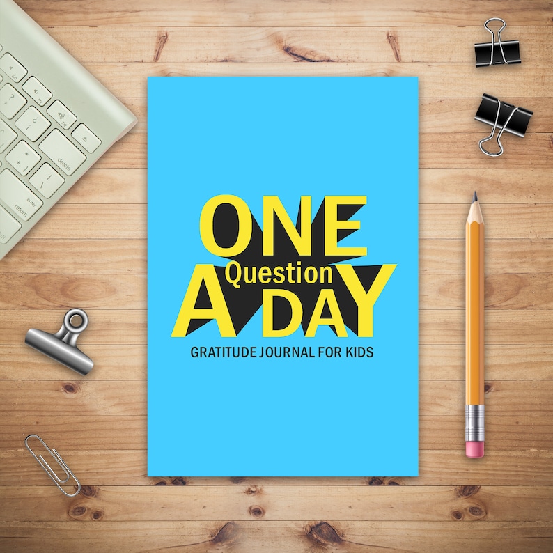 One Question A Day Gratitude Journal for Kids Daily Prompts - Etsy