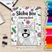 Shiba Inu Coloring Book Coloring Book for Adults Shiba Inu - Etsy