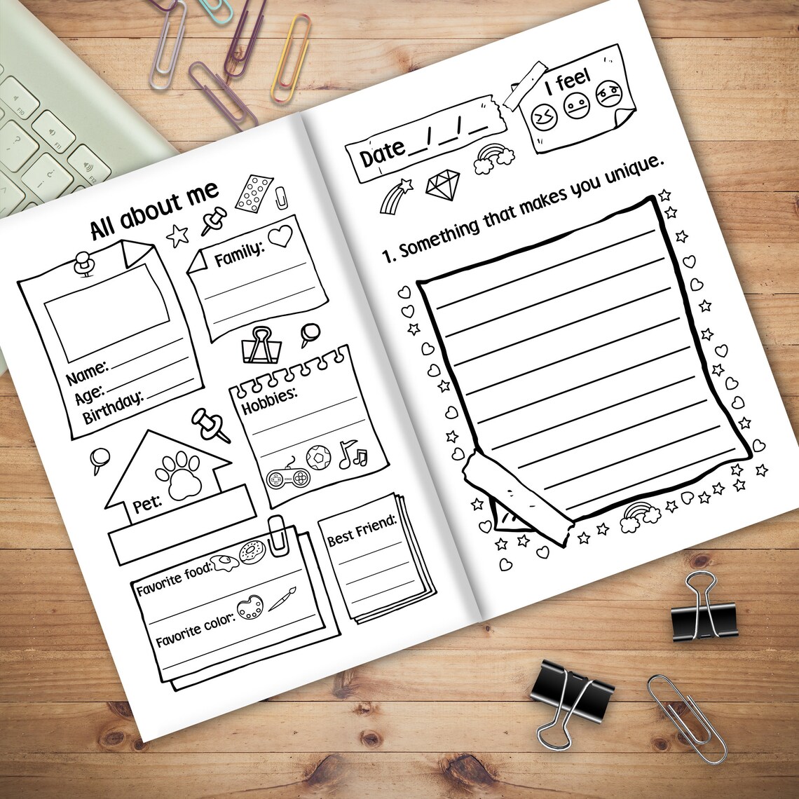 Happiness Journal for Teens Daily Prompts to Promote 100 - Etsy