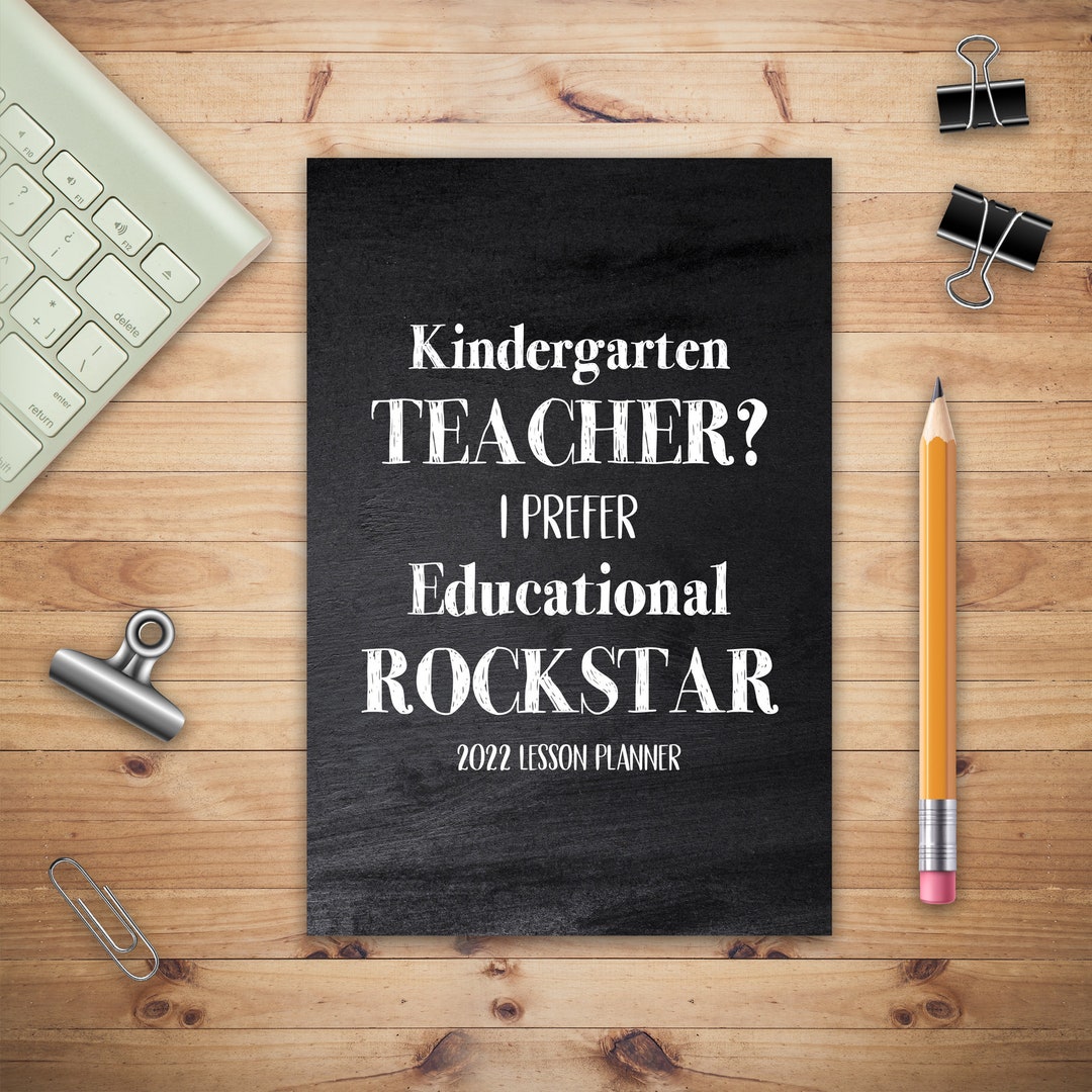 Kindergarten Teacher I Prefer Educational Rockstar 2022 - Etsy