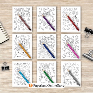 Kawaii Food and Rabbit Coloring Book, Coloring Books for Adults ...