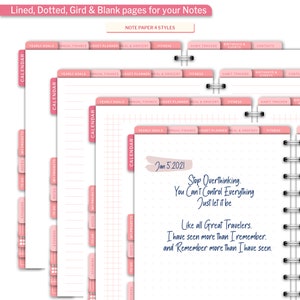 Pink Color Digital Planner, Goodnotes Android or iPad Planner, Undated ...