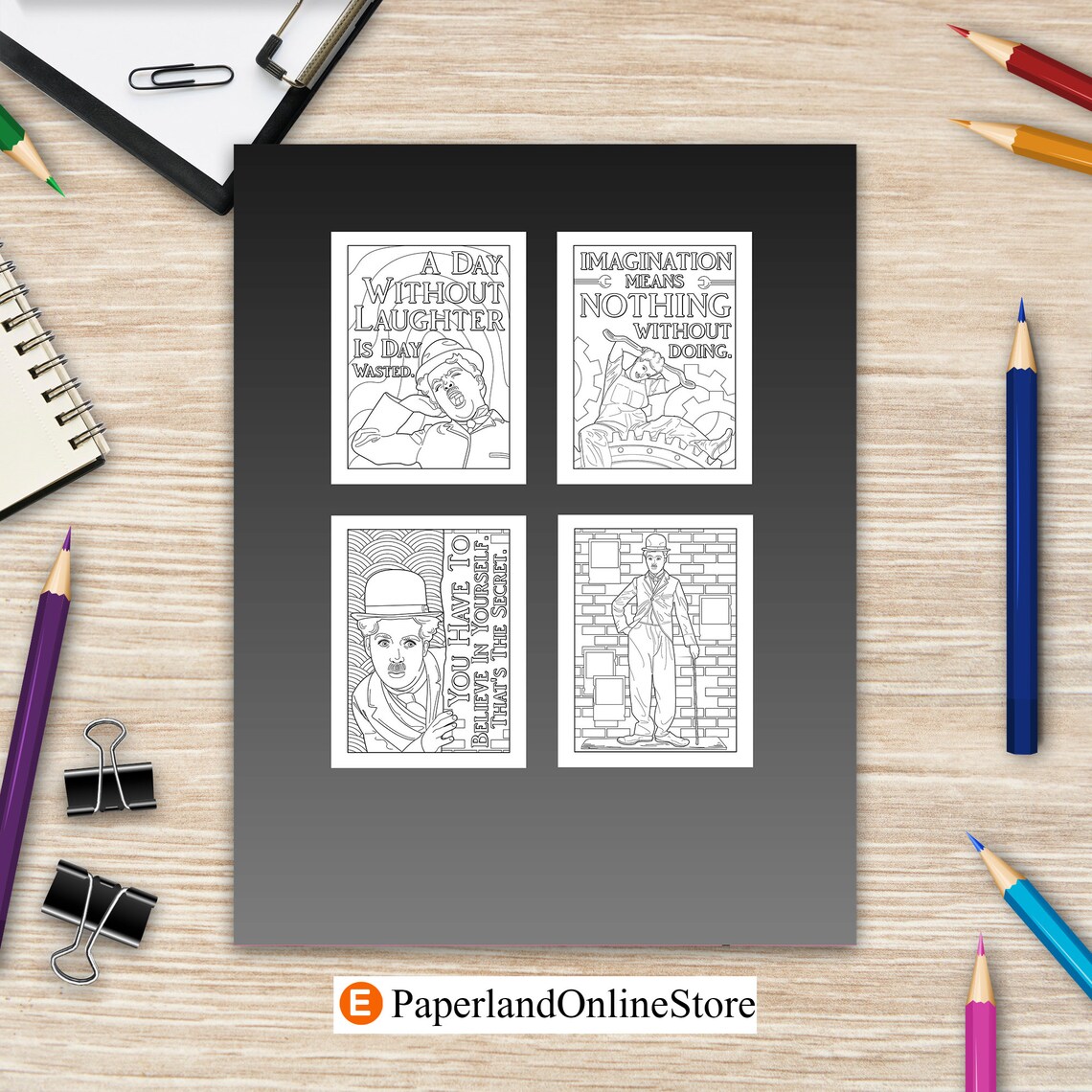 Charlie Coloring Book Coloring Books for Adults Charlie - Etsy