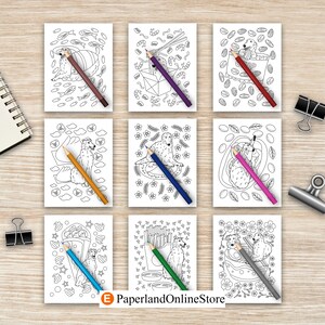 Kawaii Food and Borzoi Coloring Book, Activity Relaxation, Painting ...