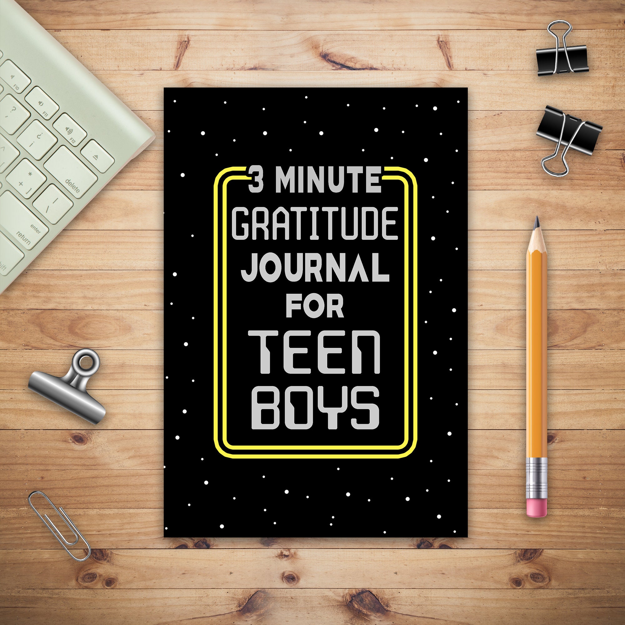 3 Minute Gratitude Journal for Teen Boys Journal Prompts to - Etsy