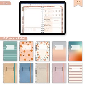 Boho Style Digital Planner, Goodnotes Android or iPad Planner, Undated ...