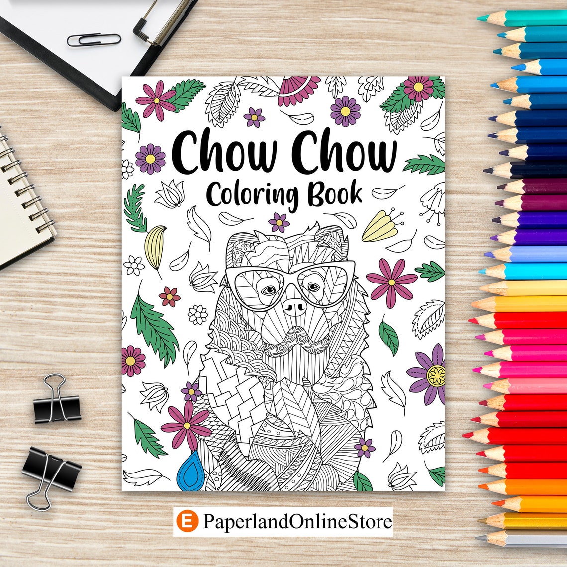 Chow Chow Coloring Book Pet Coloring Books for Adults Gifts - Etsy