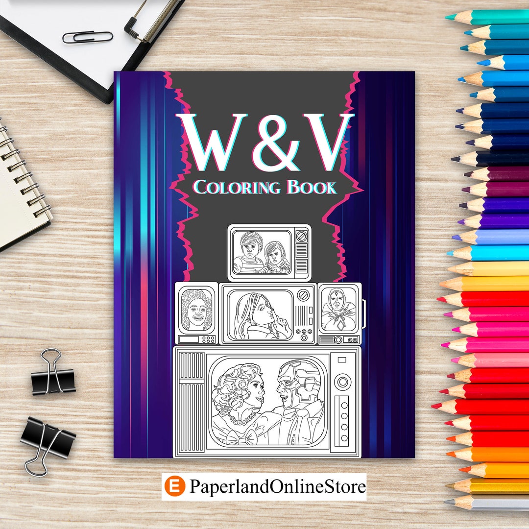 W&V Coloring Book, Coloring Books for Adults, TV Series Coloring Book ...