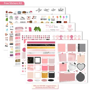 Pink Color Digital Planner, Goodnotes Android or iPad Planner, Undated ...