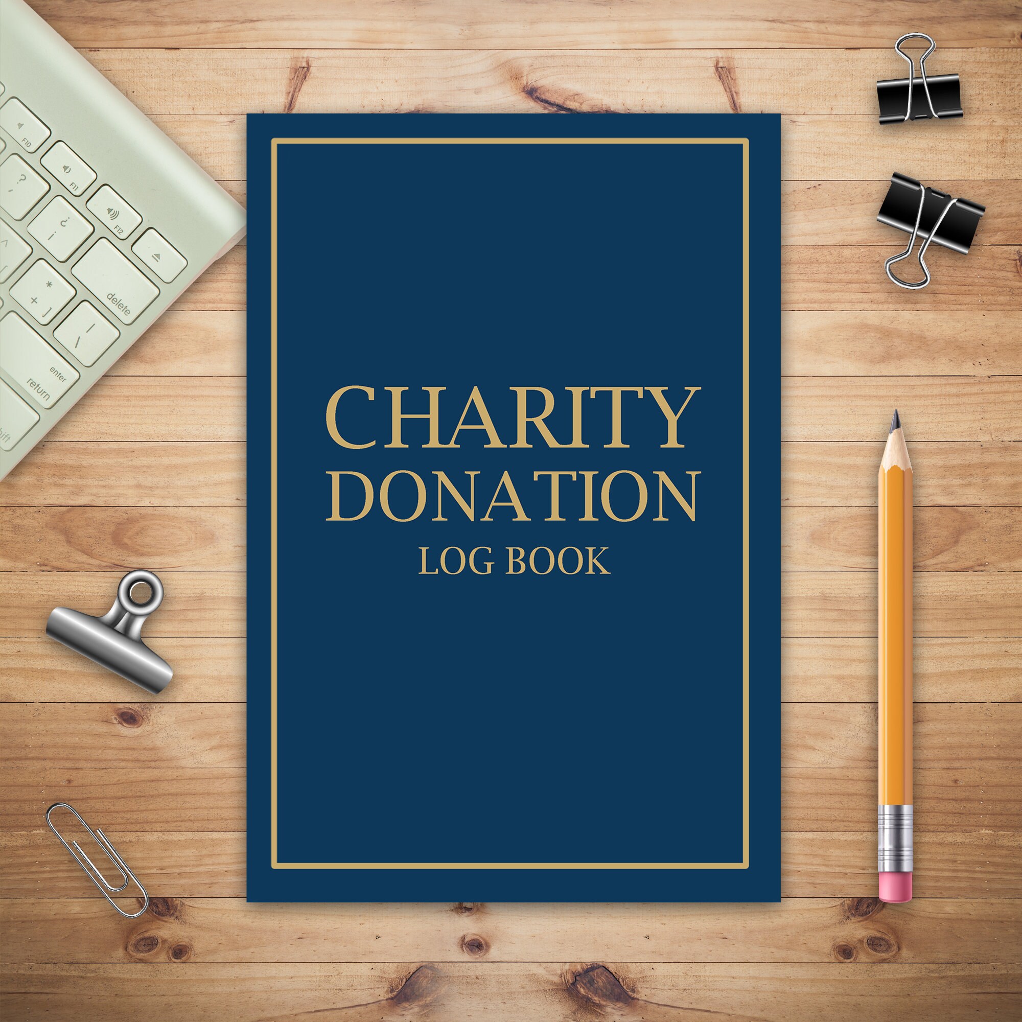 Charity Donation Log Book, Adult Finance Log Book (printed), Donation ...