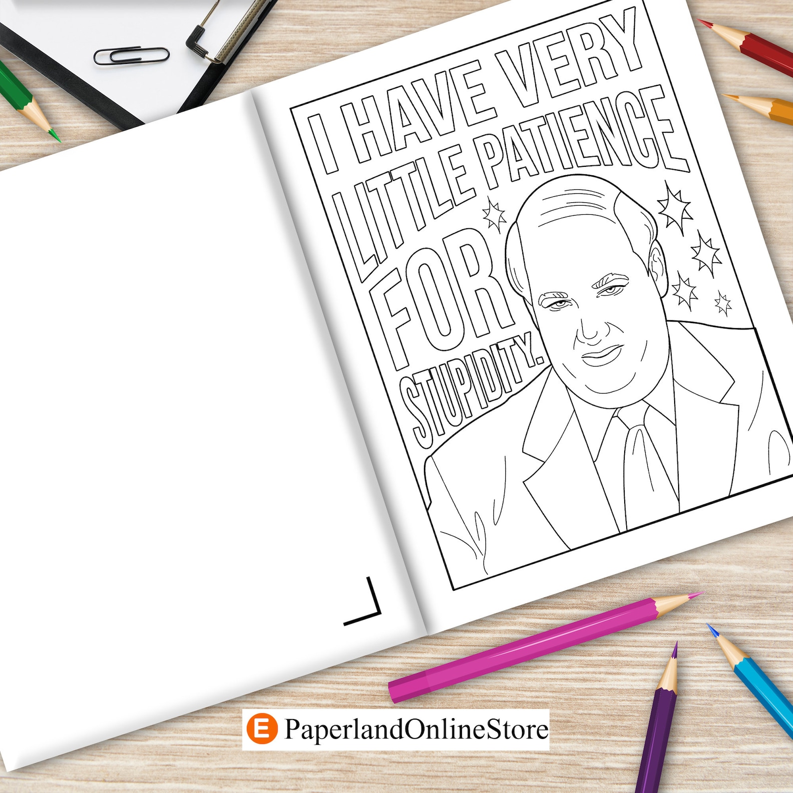 The Office Series Coloring Book Coloring Pages for Adults TV - Etsy