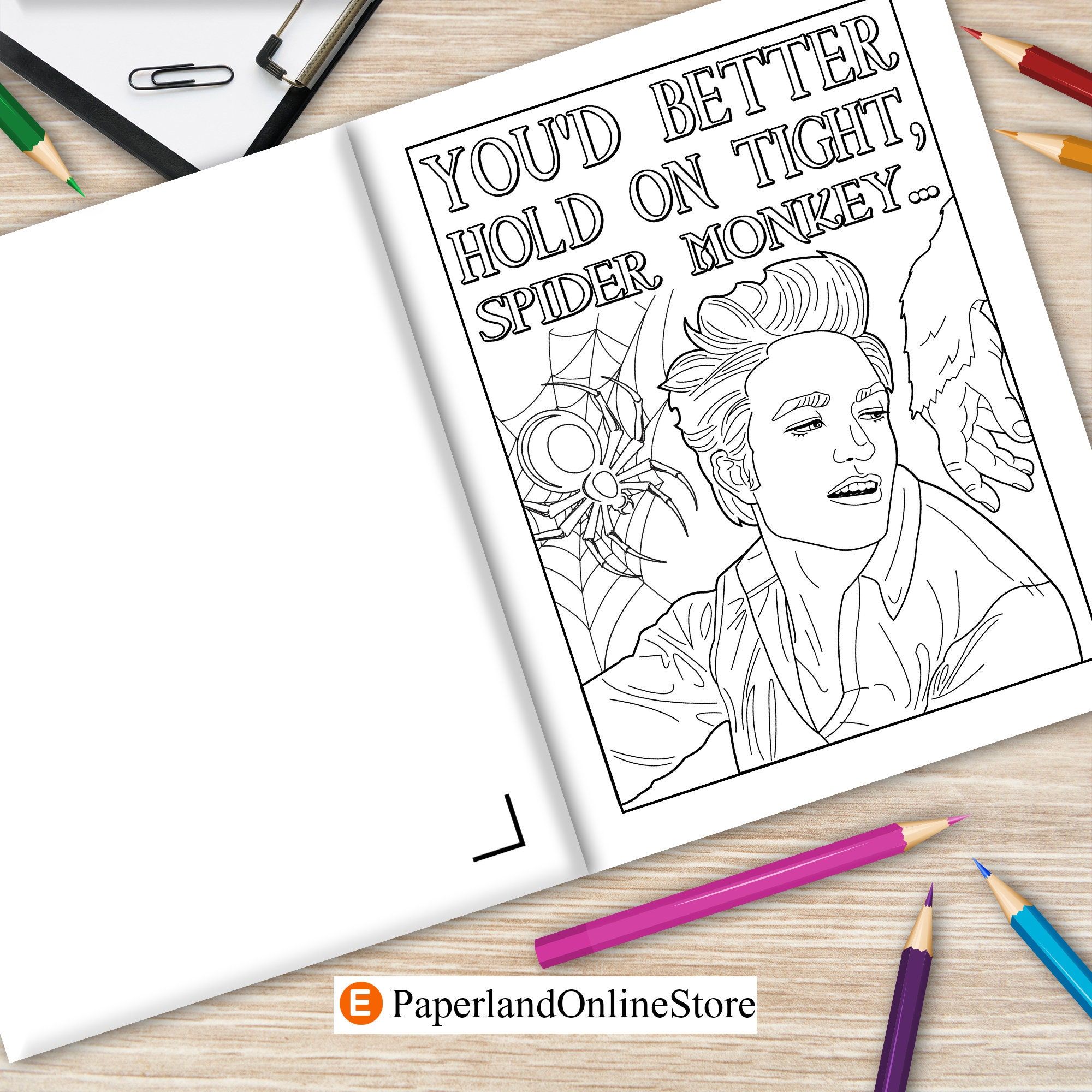 Robert Coloring Book, Coloring Books for Adults, Actor Coloring Pages ...