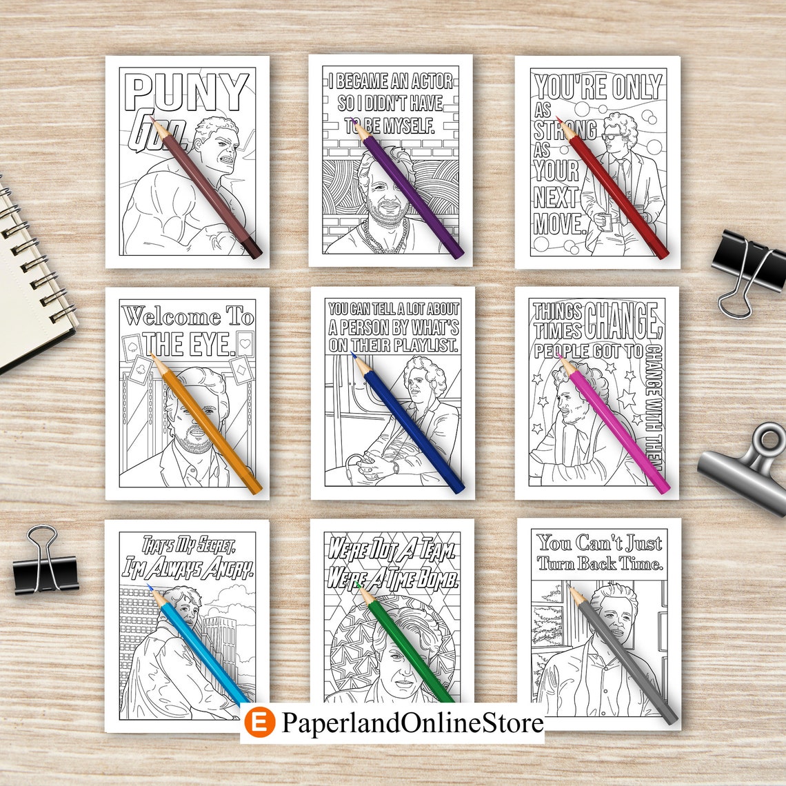 Mark Coloring Book, Coloring Books for Adults, Actor Coloring Pages ...