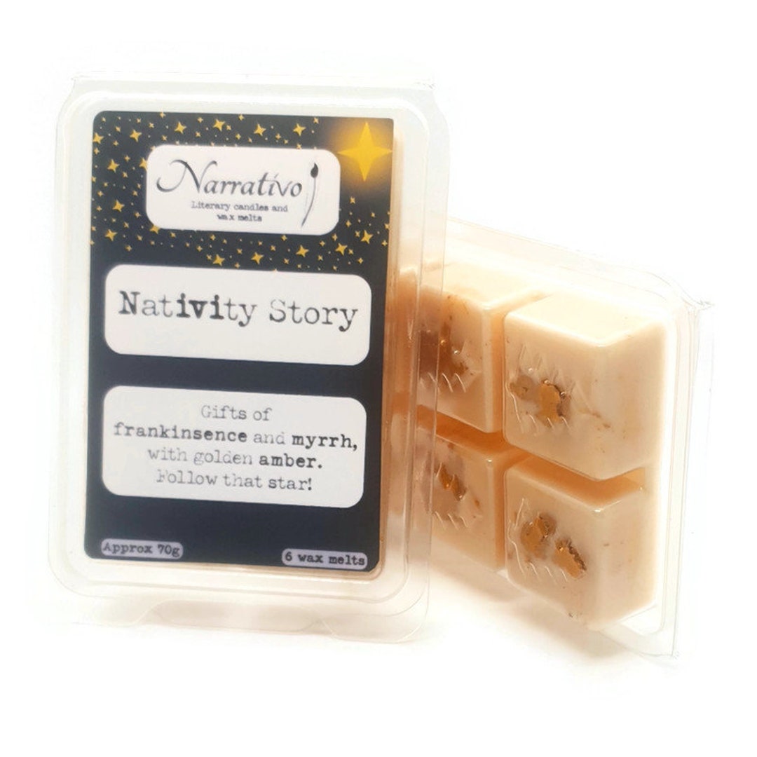NATIVITY STORY | Frankincense, Myrrh and Golden Amber Christmas Eco Soy ...