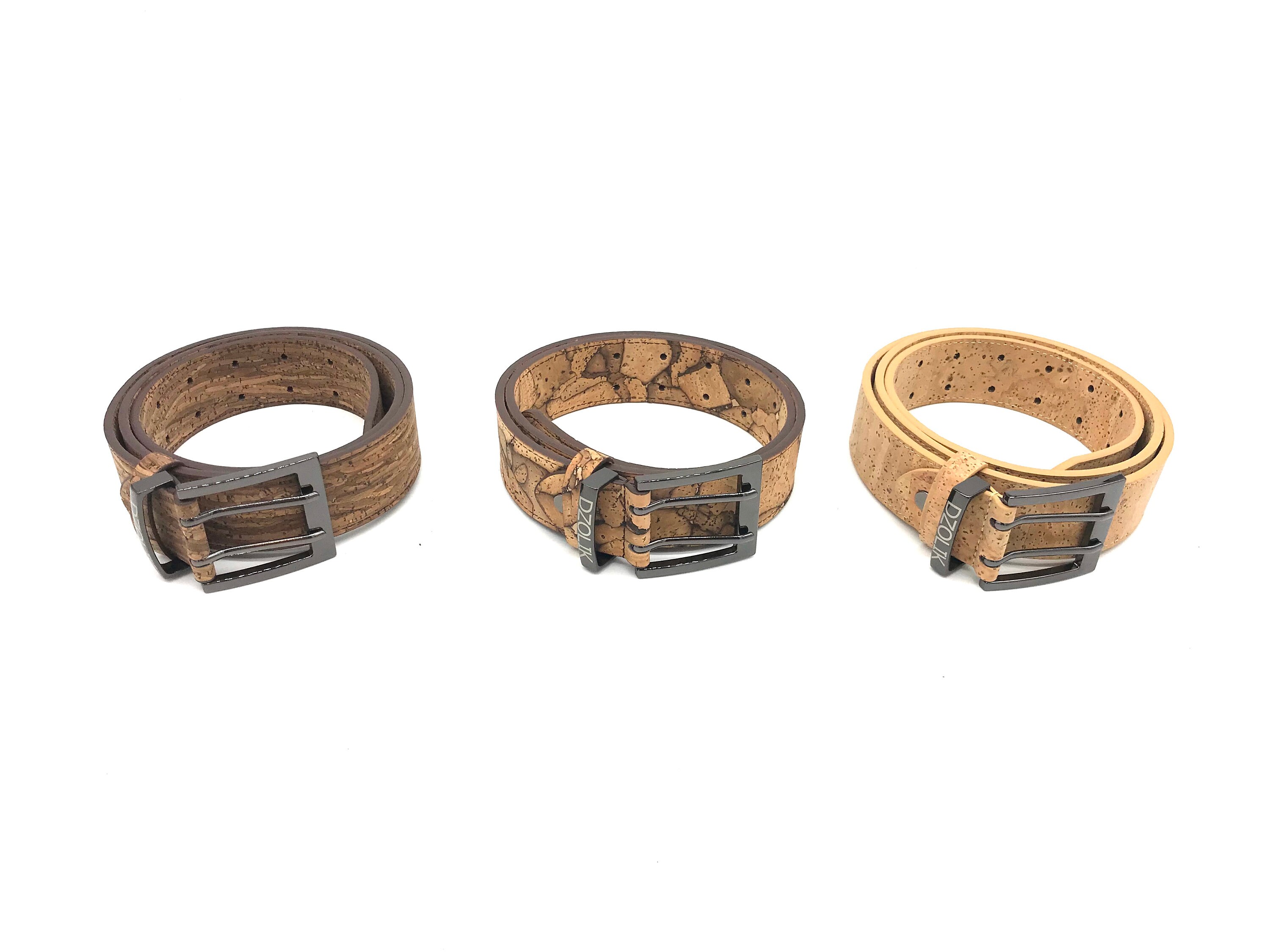Cork Double Hole Belt - Etsy