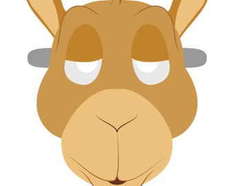 Camel Mask Template - Etsy