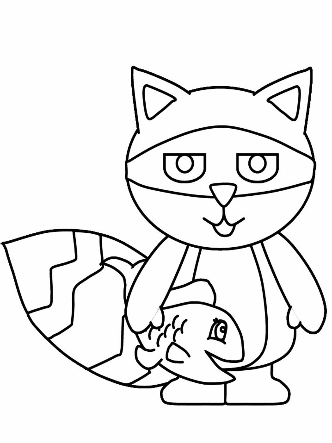 20 Raccoons Coloring Pages for Kids Kids Coloring Pages | Etsy