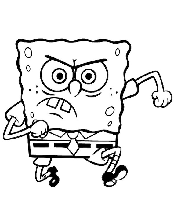 Free Kids Coloring Pages Spongebob