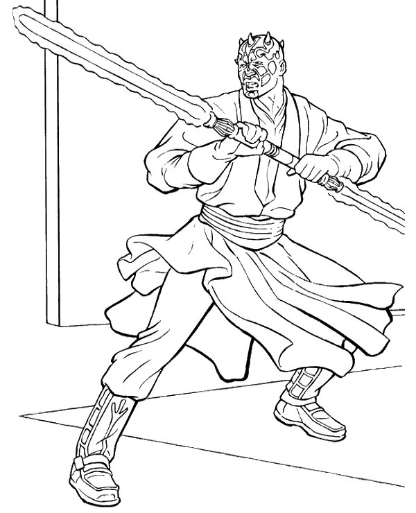 Phantom Menace Coloring Pages