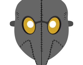 Printable Paper Plague Doctor Mask - Etsy