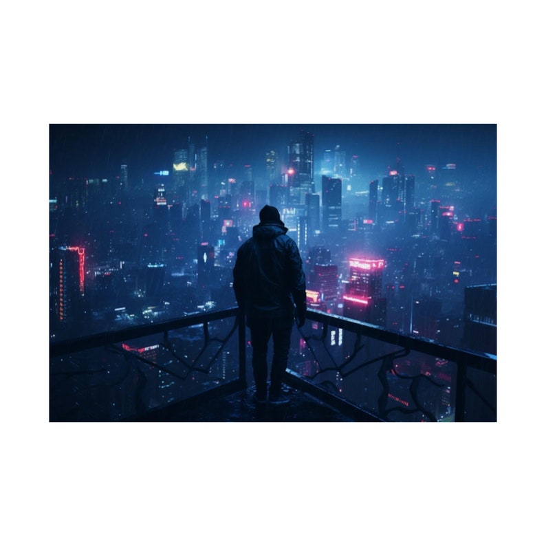 Cyberpunk Art Cyberpunk Wall Art Cyberpunk Night City "the Bar in the ...