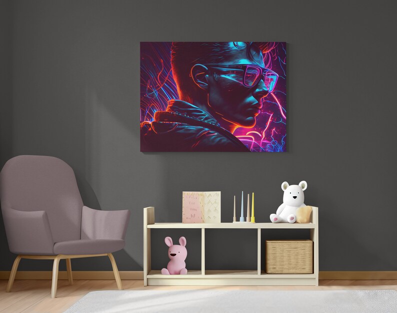Cyberpunk Art Cyberpunk Wall Art Cyberpunk Night City "the Bar in the ...