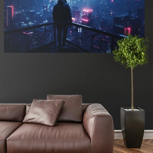 Cyberpunk Art Cyberpunk Wall Art Cyberpunk Night City "the Bar in the ...