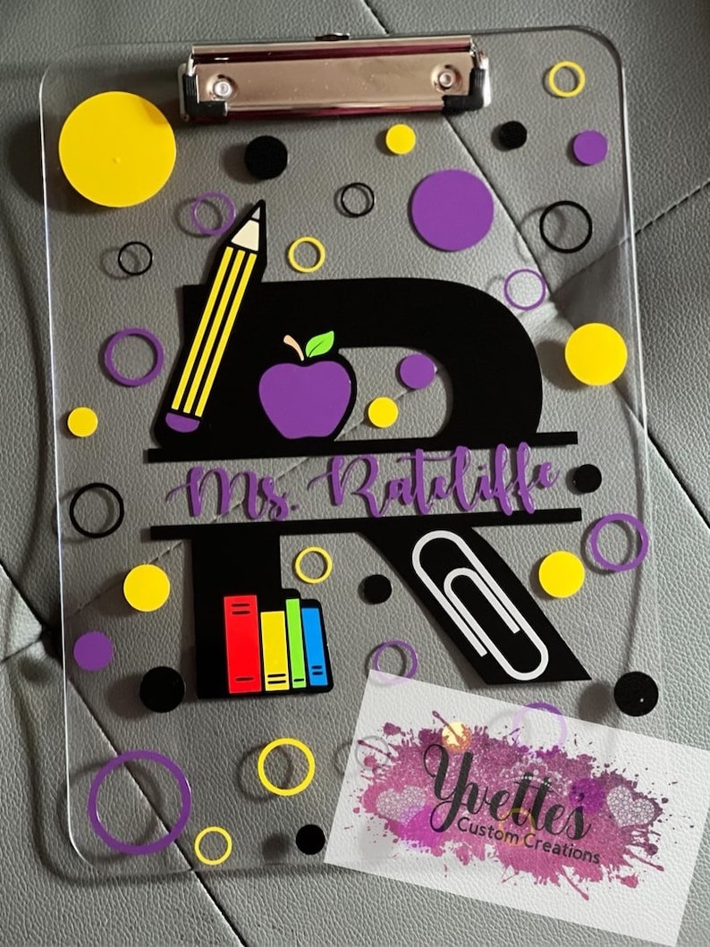 Teacher Clipboard, Teacher Gift, Personalized Clipboard, Teacher ...