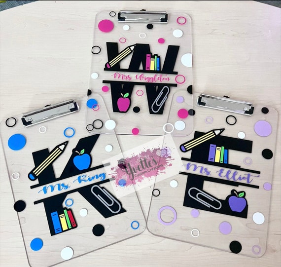 Teacher Clipboard Teacher Gift Personalized Clipboard - Etsy