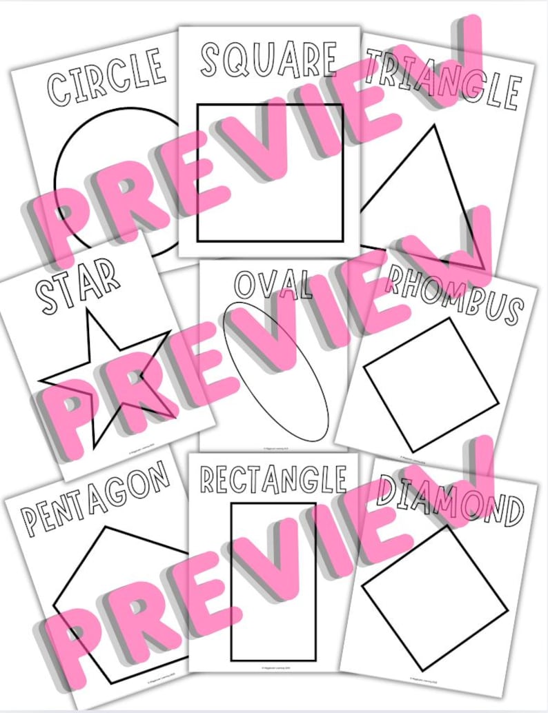 Toddlers & Preschool SHAPE IT UP! 2D Shapes, Art Decorating, Early ...