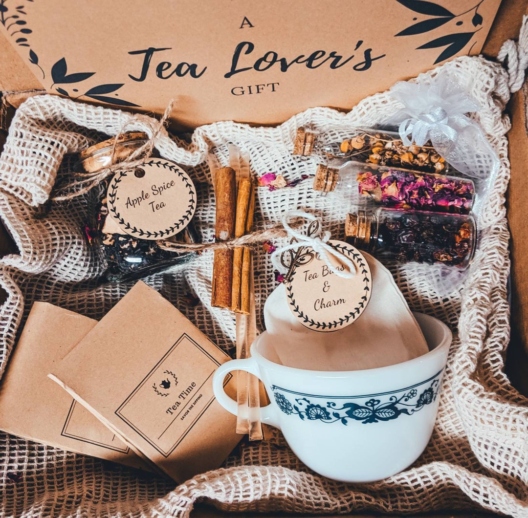 Tea Lover Gift Ideas for Herbal Tea Apothecary Jars and Vials Gift Sets ...