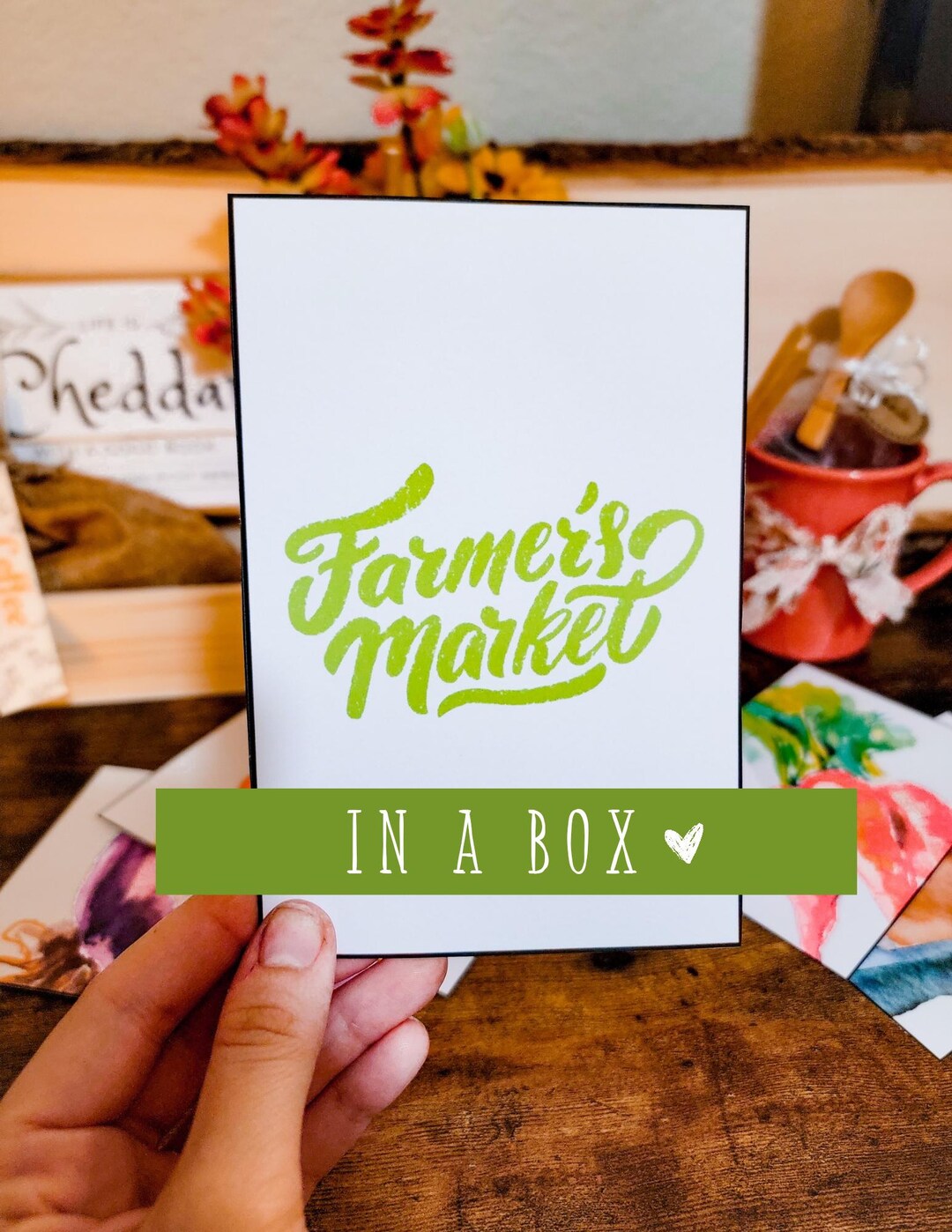 Farmers Market in a Box Farmcore Gifts Farmhouse Aesthetic Decor Gift ...