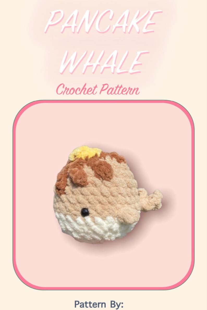 Pancake Whale Crochet Pattern (DIGITAL PDF PATTERN) - Etsy