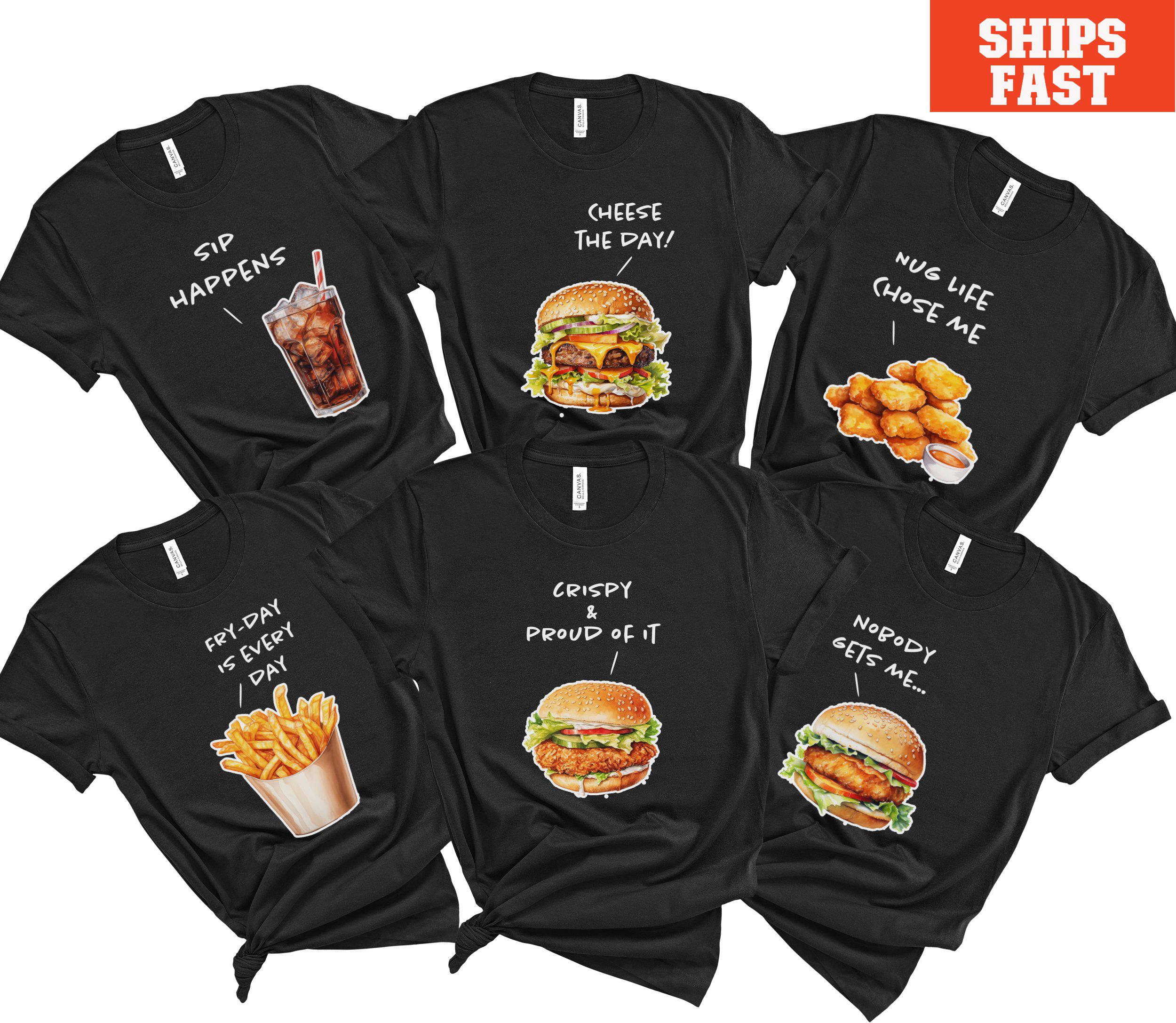 Combo Meal Group Halloween Costume Shirts, Family Matching, Team ...