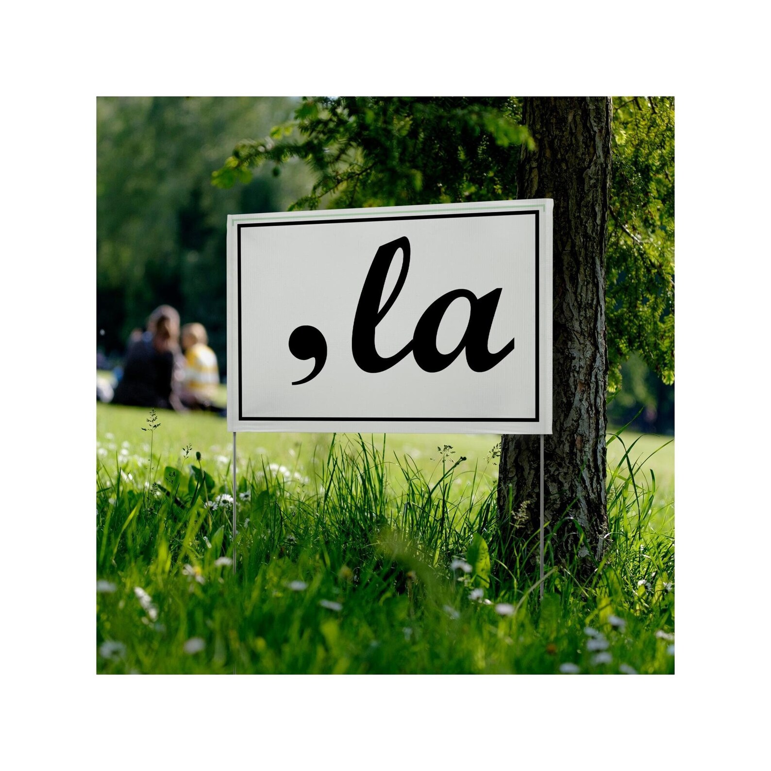 Comma La Sign, Kamala Harris 24 Yard Sign, Kamala Harris Lawn Sign ...