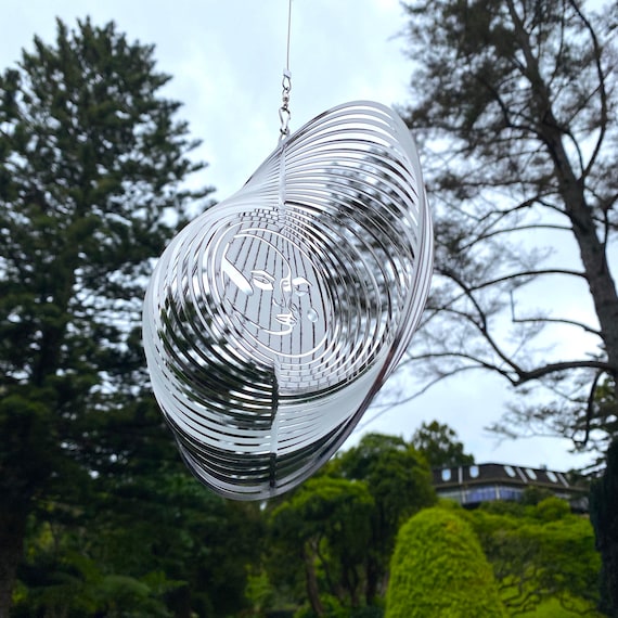 Kinetic Wind Sculpture Wind Spinner For Yard And Garden Large Metal