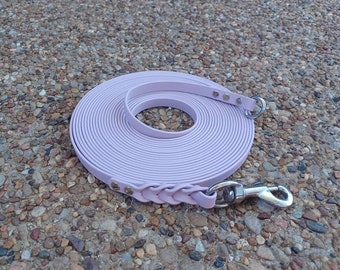 1/2 Biothane Long Line Dog Leash With Handle . Waterproof & Mud ...
