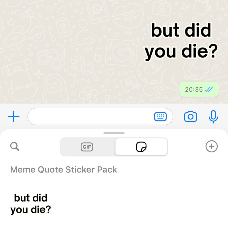 Meme Quotes Sticker Pack for Whatsapp Chats | Whatsapp Stickers ...