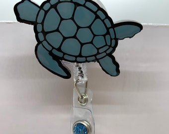 Sea Turtle Badge Reel | Etsy