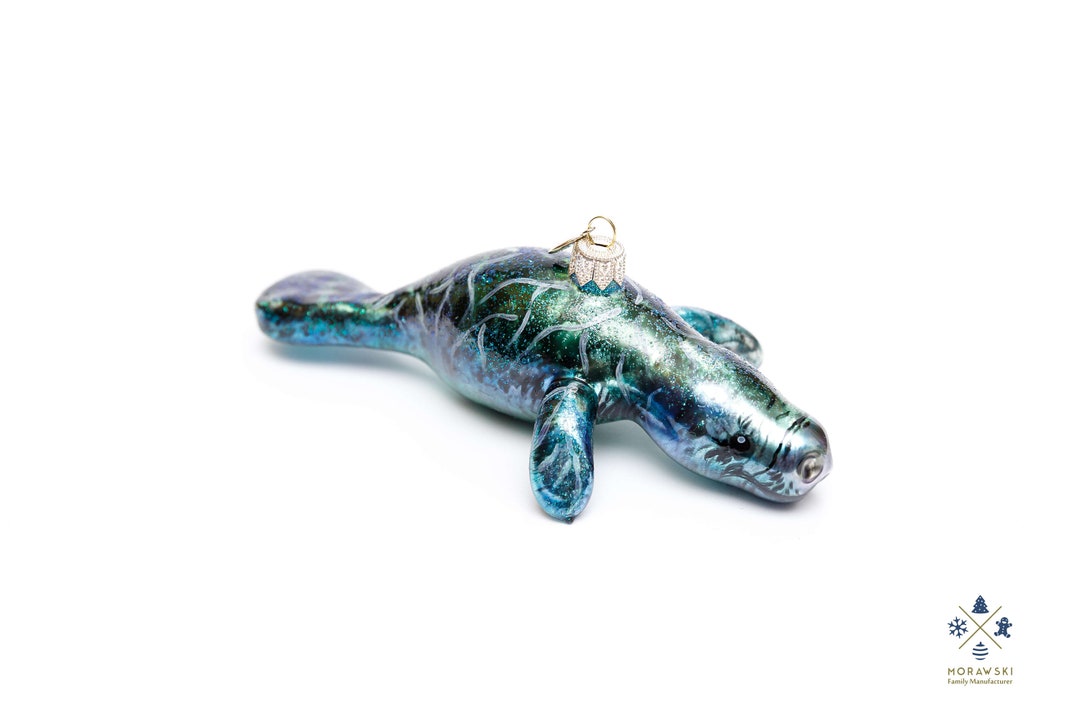 Giant Manatee Handmade, Glass Christmas Ornament, Made in Polish ...